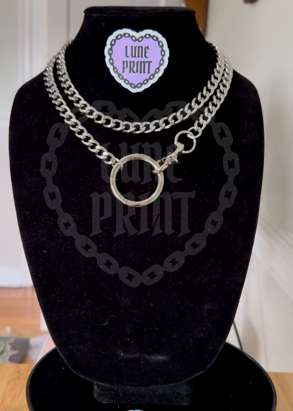 Classic Silver Loop Choker – LunePrint