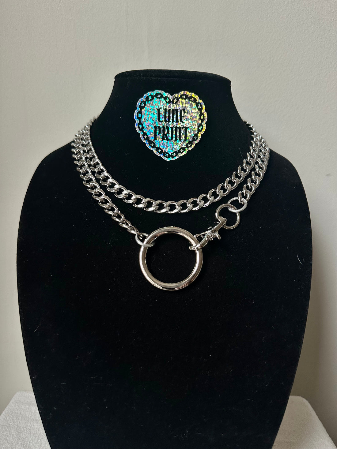 Classic Silver Loop Choker – LunePrint